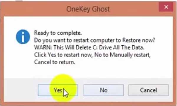 Cách tạo file ghost cho Win của máy tính bằng Onekey Ghost