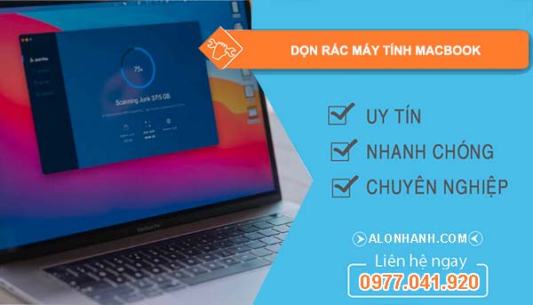 dọn rác máy tính macbook